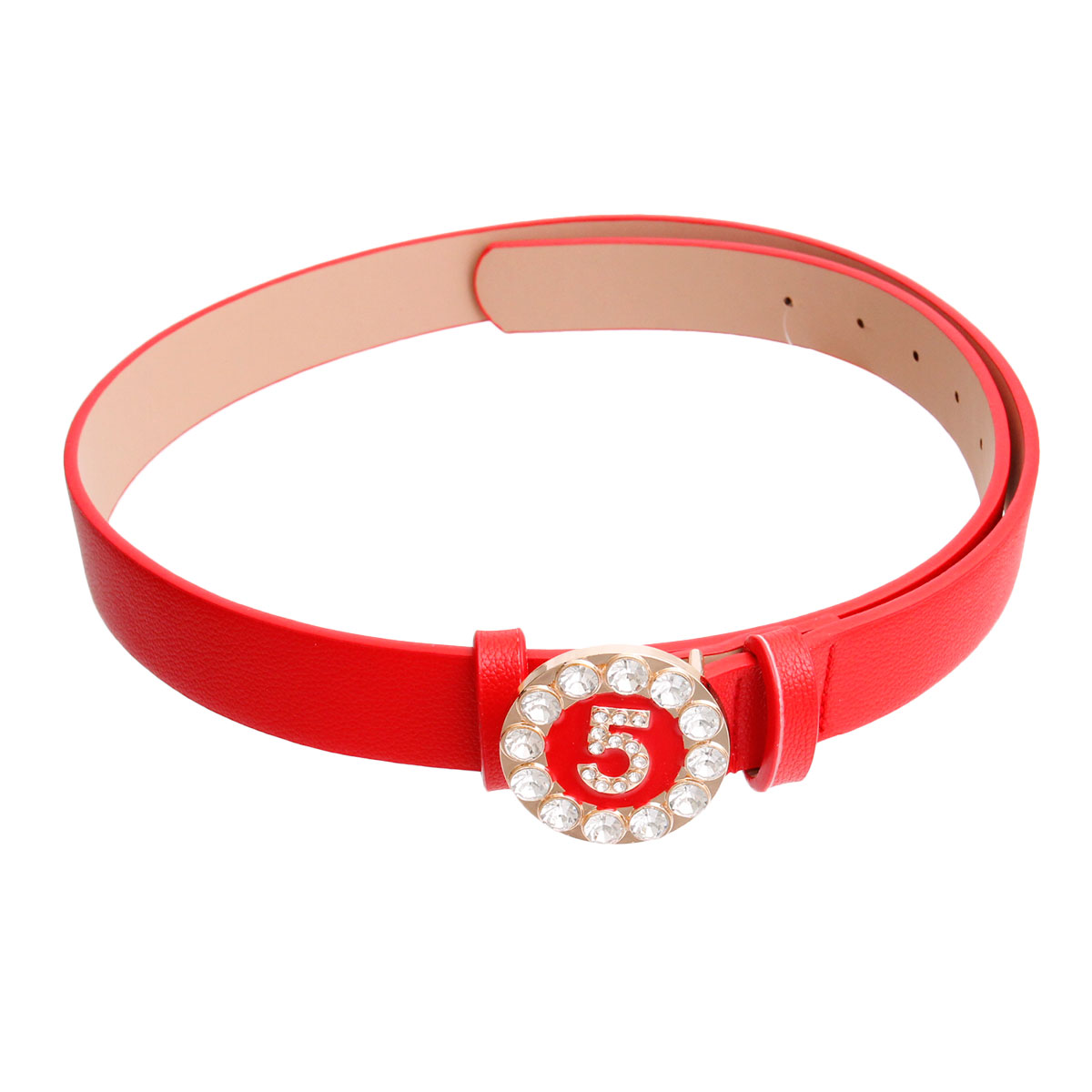 Red and Gold Designer 5 Belt – The GameChanger's Boutique